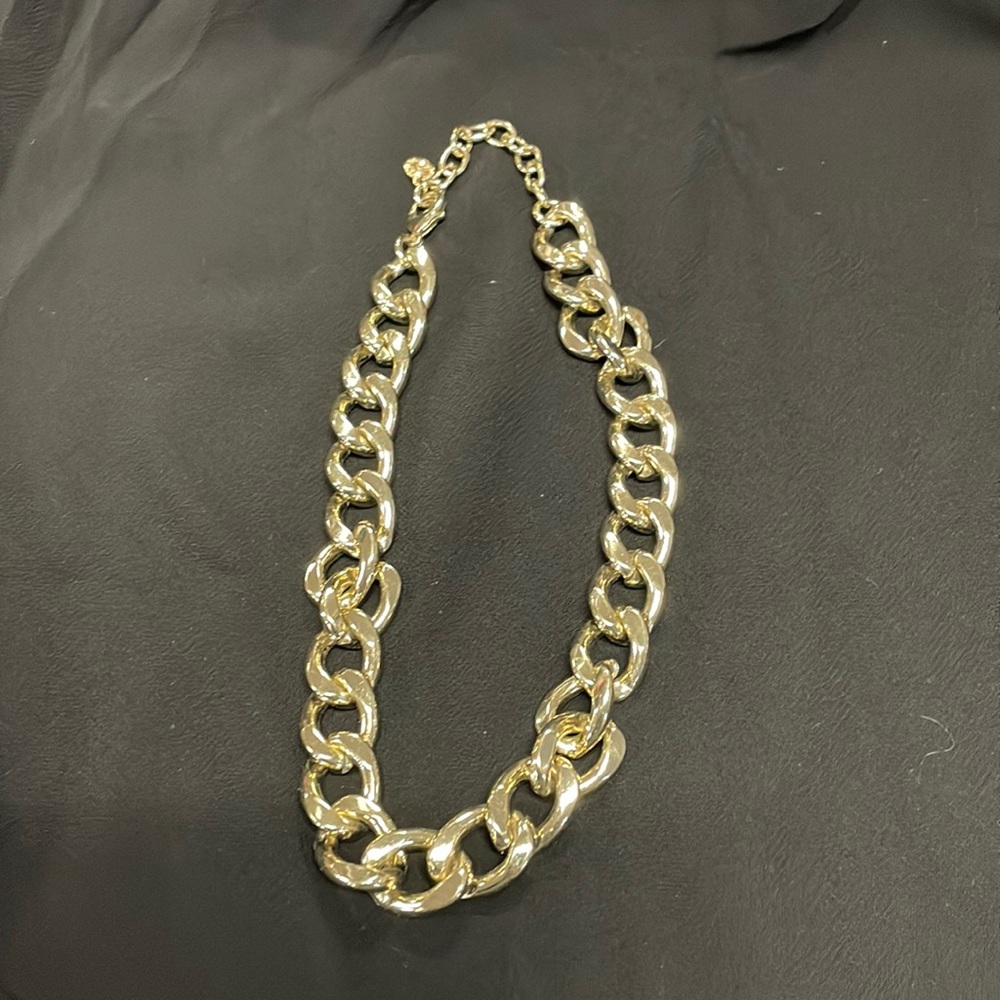 Rj Graziano Chunky Gold Tone Chain Link Choker Style … - Gem